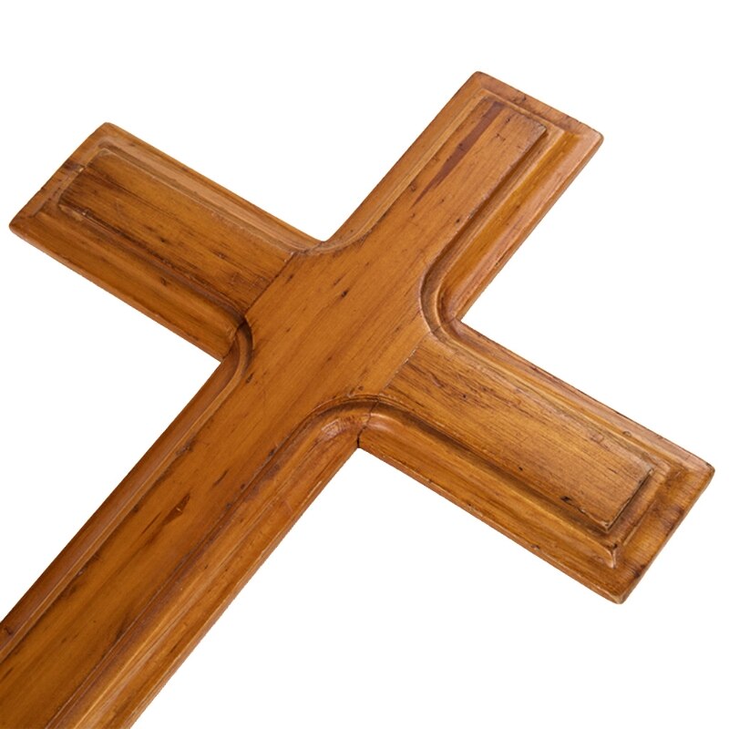 Wooden Cross Ornaments Christ Wall Hanging Table C... – Grandado