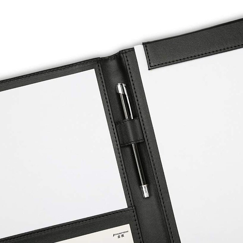 A4 Pu Leather Padfolio / Resume Portfolio Files Fo... – Vicedeal