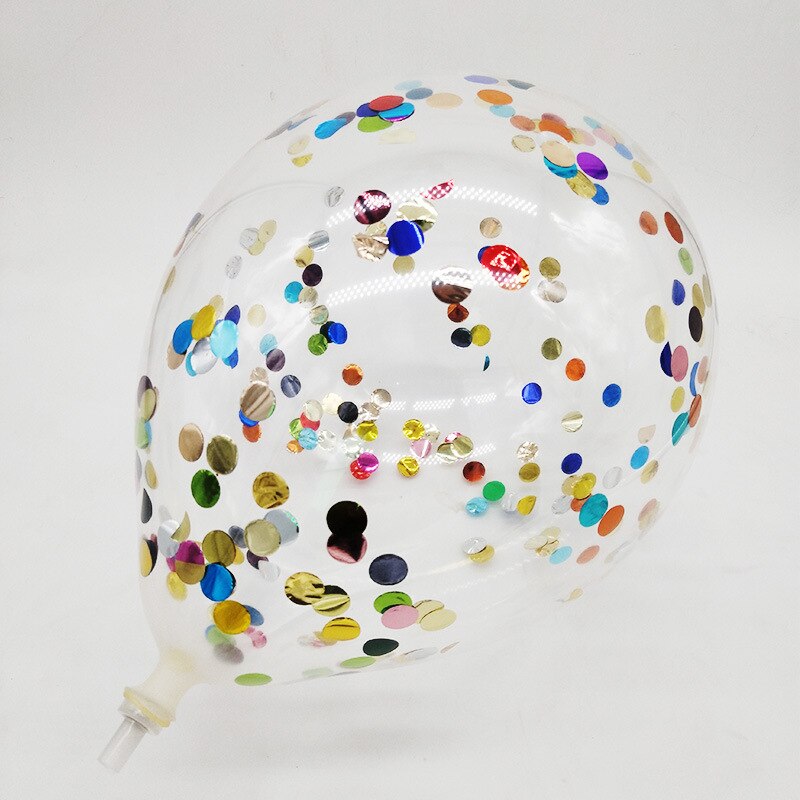 Confetti Ballon 12 Inch Ronde Sequin Transparante ... – Vicedeal