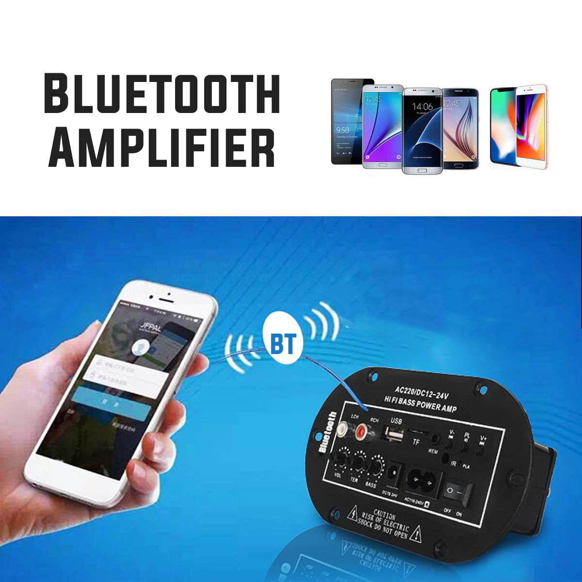 220V High Power Enthusiast Digital Amplificador 8 ... – Vicedeal