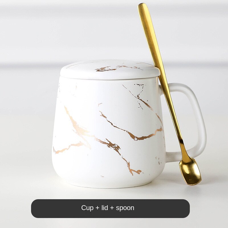 Nordic style marbled simple ceramic mug mug breakf... – Vicedeal