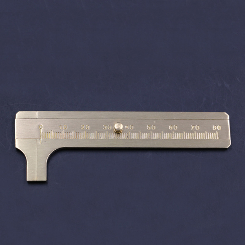 80mm Mini Vernier Caliper Brass Handy Sliding Gaug... – Grandado