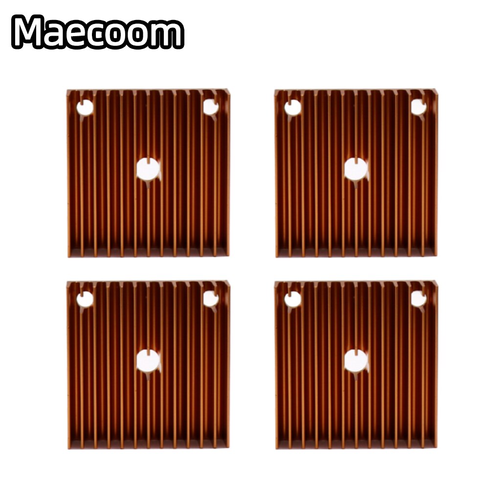 3D Printer Aluminum Motor Heatsink Gold Radiator 4... – Vicedeal