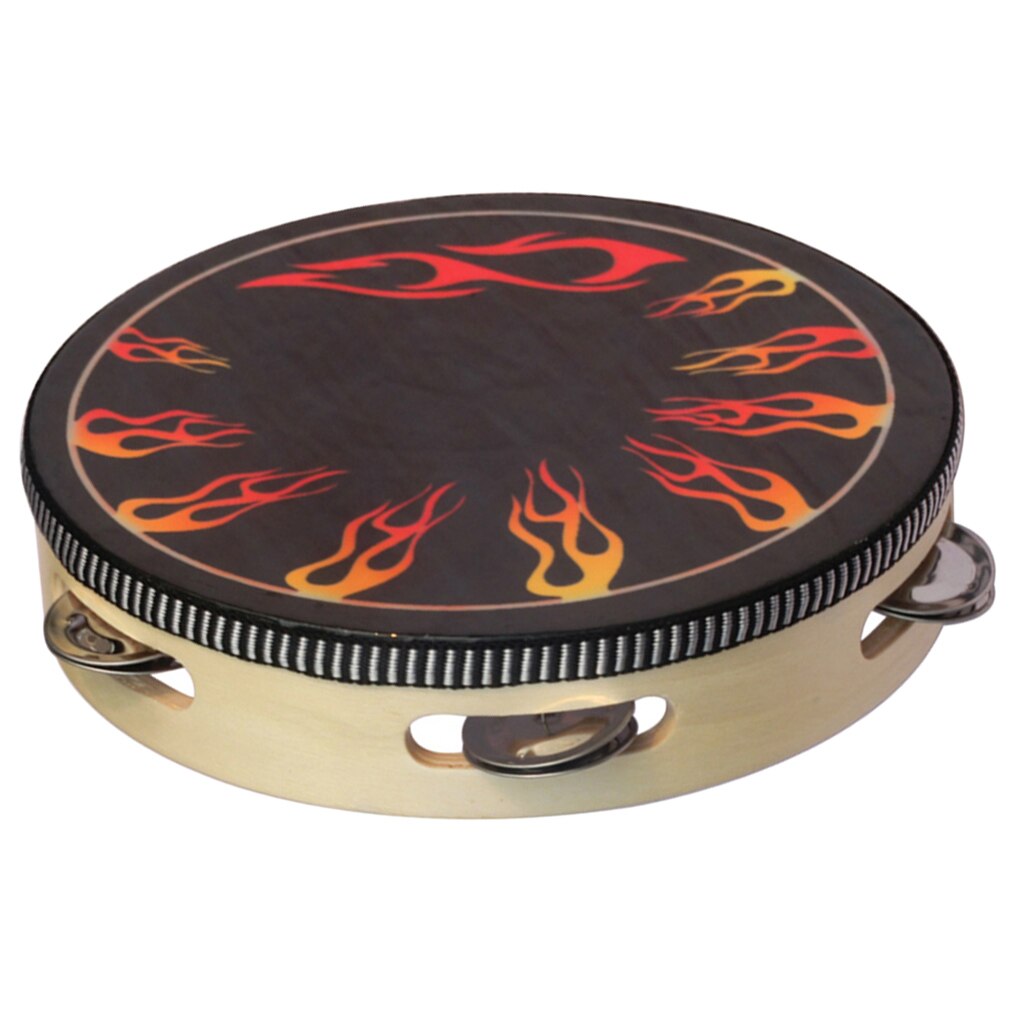 Handheld Tambourine Timbrel Hand Drum 8'' for Part... – Grandado