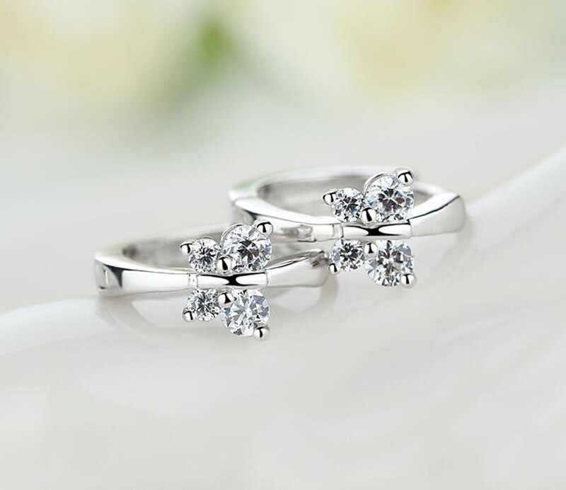 Baby Prinses 925 Zilveren Zirkoon Mooie Vlinder Ho... – Vicedeal