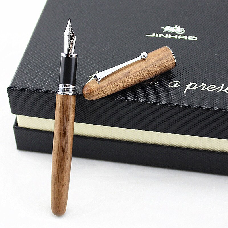 Jinhao Luxe houten vulpen inkt penpunt 0.5mm canet... – Grandado