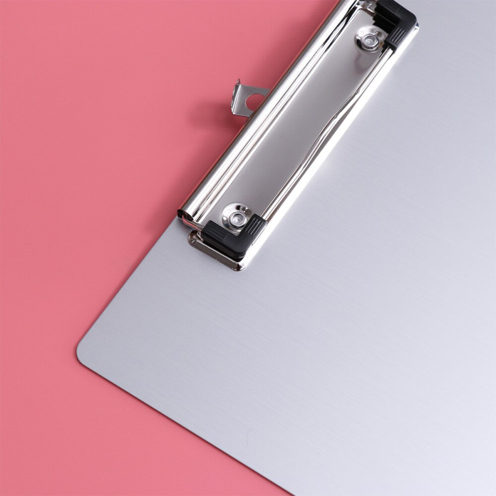 A4 Aluminum Clipboard Paper Holder Metal Clipboard... – Vicedeal