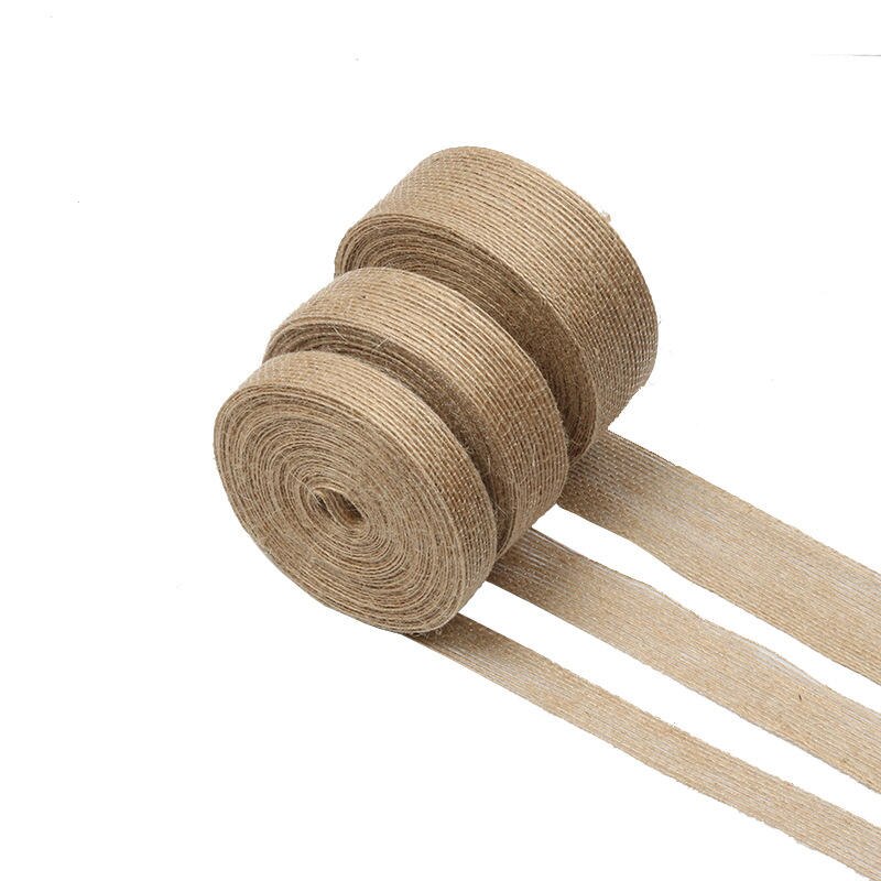 10 M Burlap Ribbons Roll Garland Hessian Jute Fabr... – Grandado