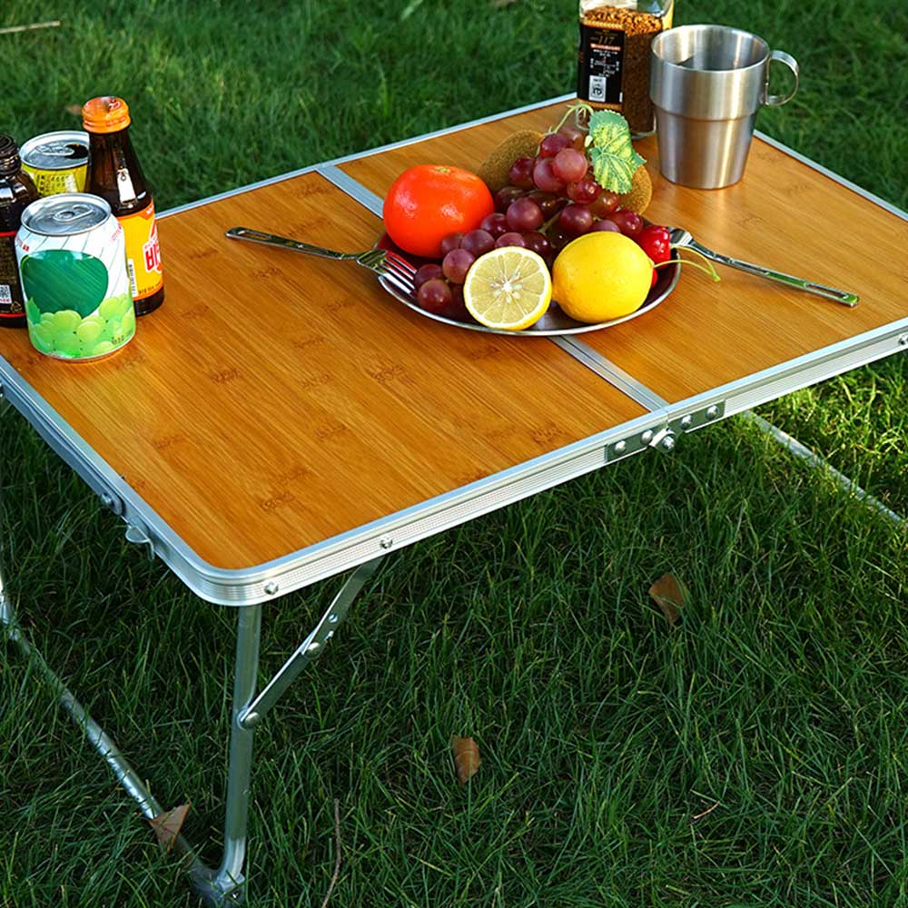 Portable Folding Picnic Table Bamboo Ultralight Wa... – Vicedeal