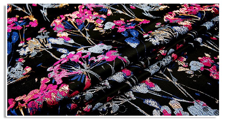 Prachtige Patroon Jacquard Stof Mode Kledingstuk S... – Vicedeal