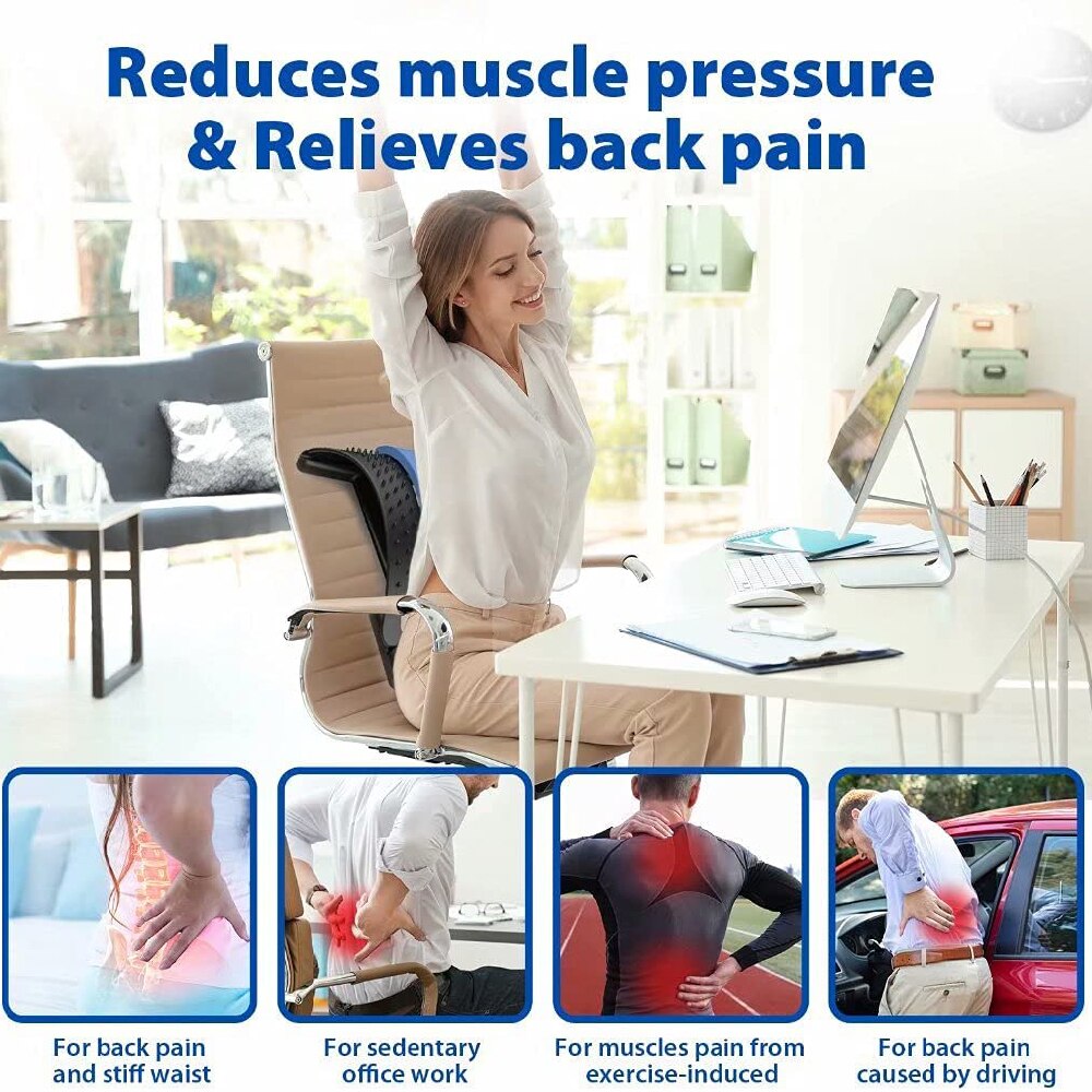 3 Levels Back Stretcher Massager Device Back Pain ... – Vicedeal