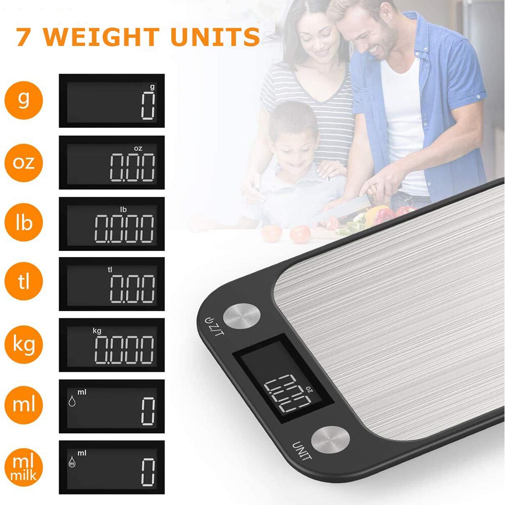 Digital Kitchen Food Scale 10kg/1g Stainless Steel... – Vicedeal