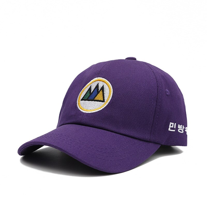 Purple Multi Color Geometric Triangle Dad Cap Men ... – Grandado