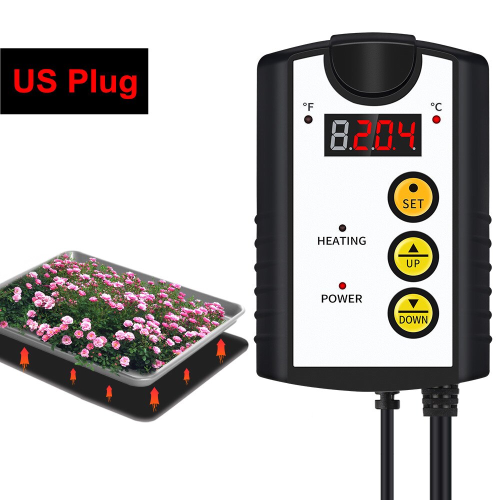 Heat Mat Thermostat Temperature Controller BHK-500... – Grandado