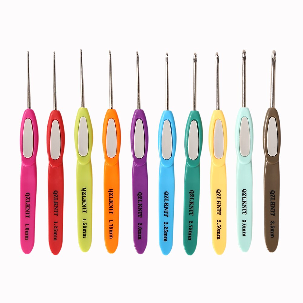 10pcs 1.0mm-3.5mm Needles Set Crochet Hooks Sewing... – Grandado