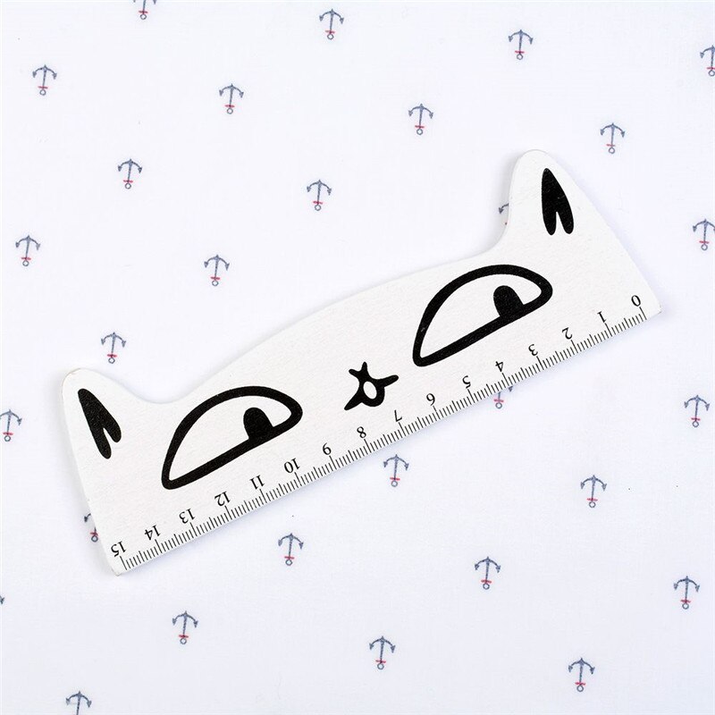 1 pcs Cute Kawaii Cat Shape ruler Funny stationery... – Vicedeal