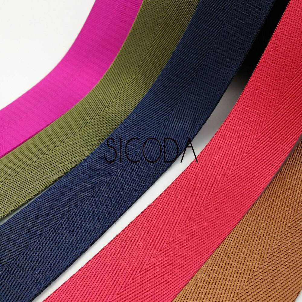 SICODA 10yards 38mm wide Smooth nylon webbing tape... – Vicedeal