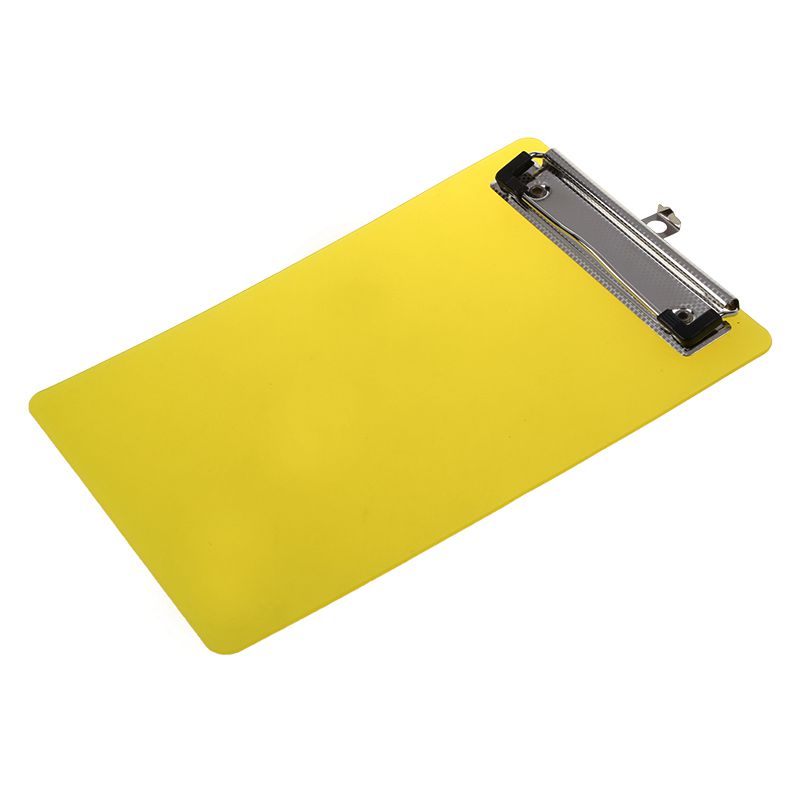 Plastic A6 clipboard folder with lid Clipboard ora... – Grandado