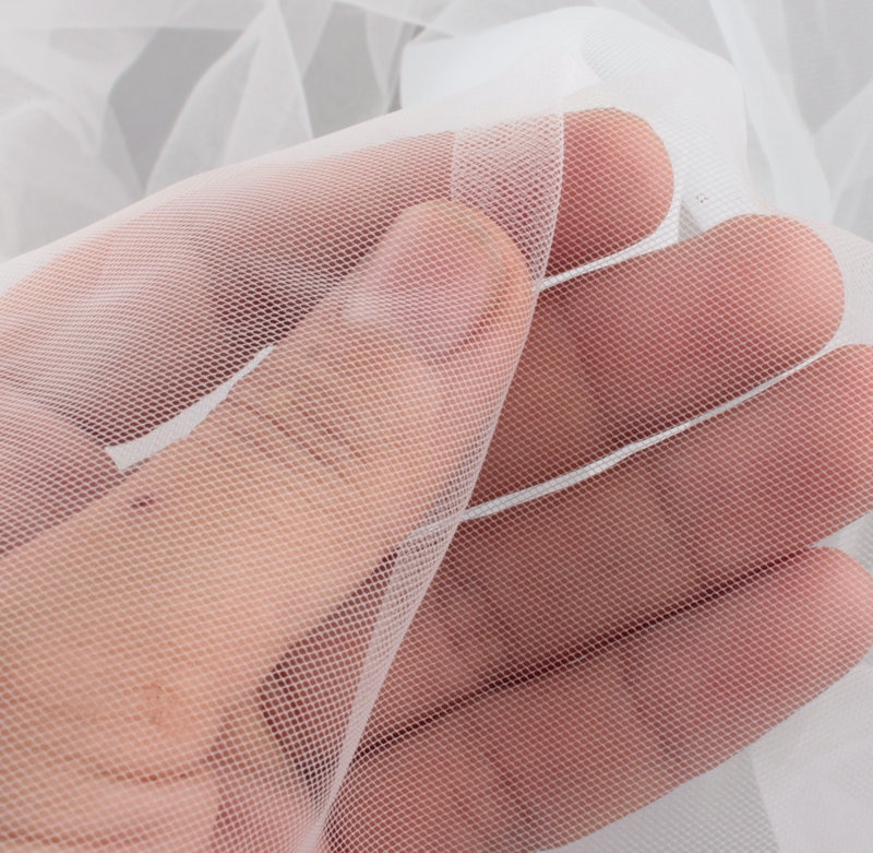 Super fine soft white mesh tulle fabric 150cm wide... – Grandado