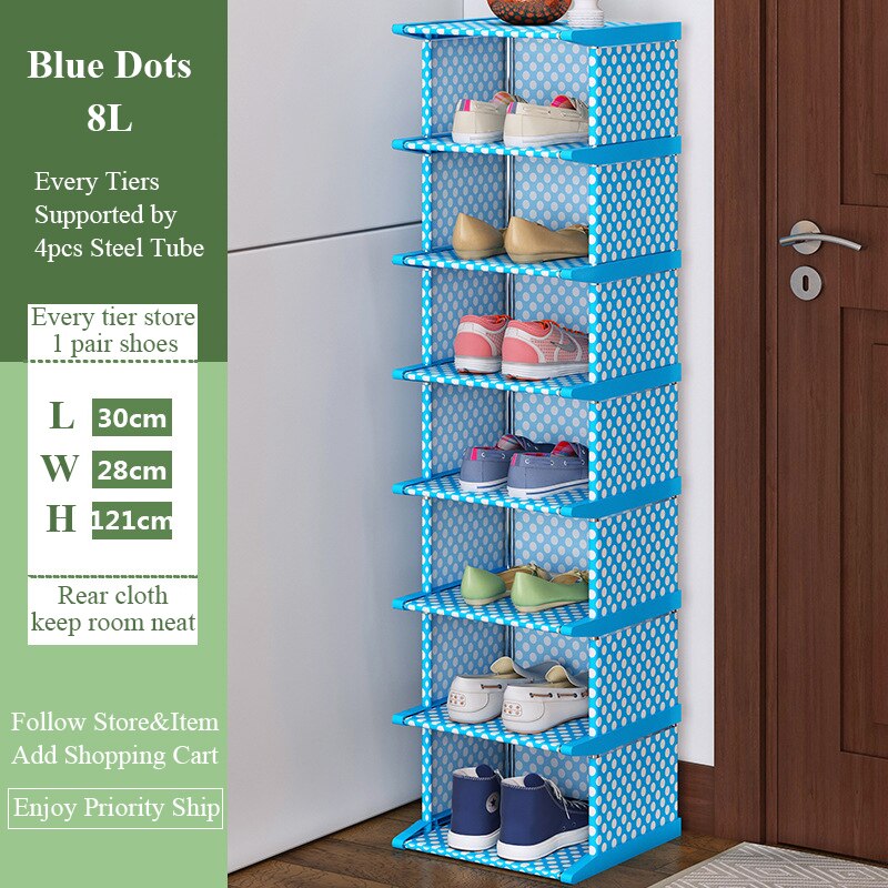 Standing Shoe Storage Rack Dustproof Shoes Cabinet... – Grandado