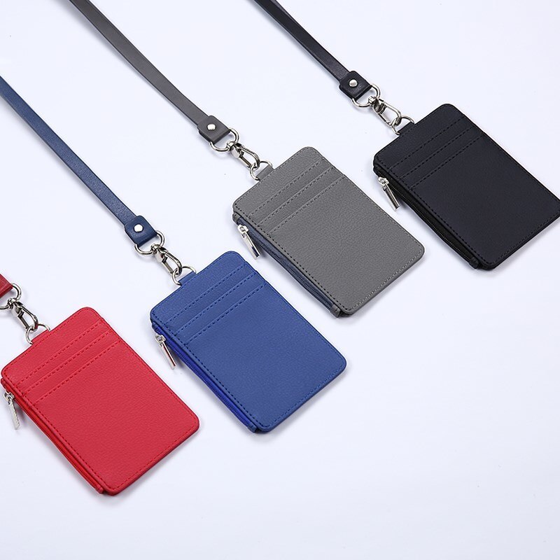 PU Leather Card Holder Employee Name Id Card Holde... – Vicedeal