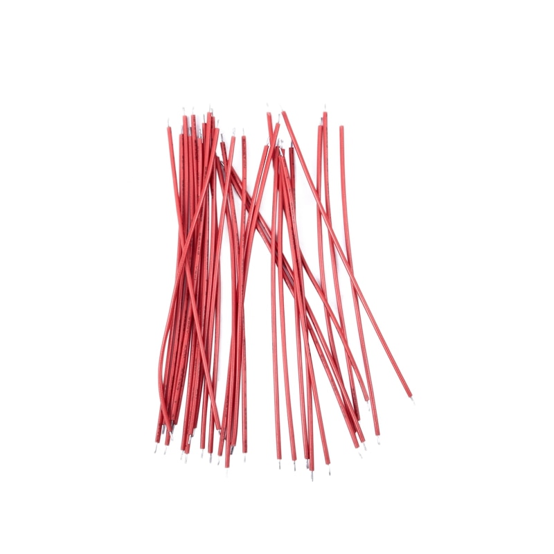 1 Set Van Rood Koper 30 Pcs 24AWG 10Cm Rode Kleur ... – Vicedeal