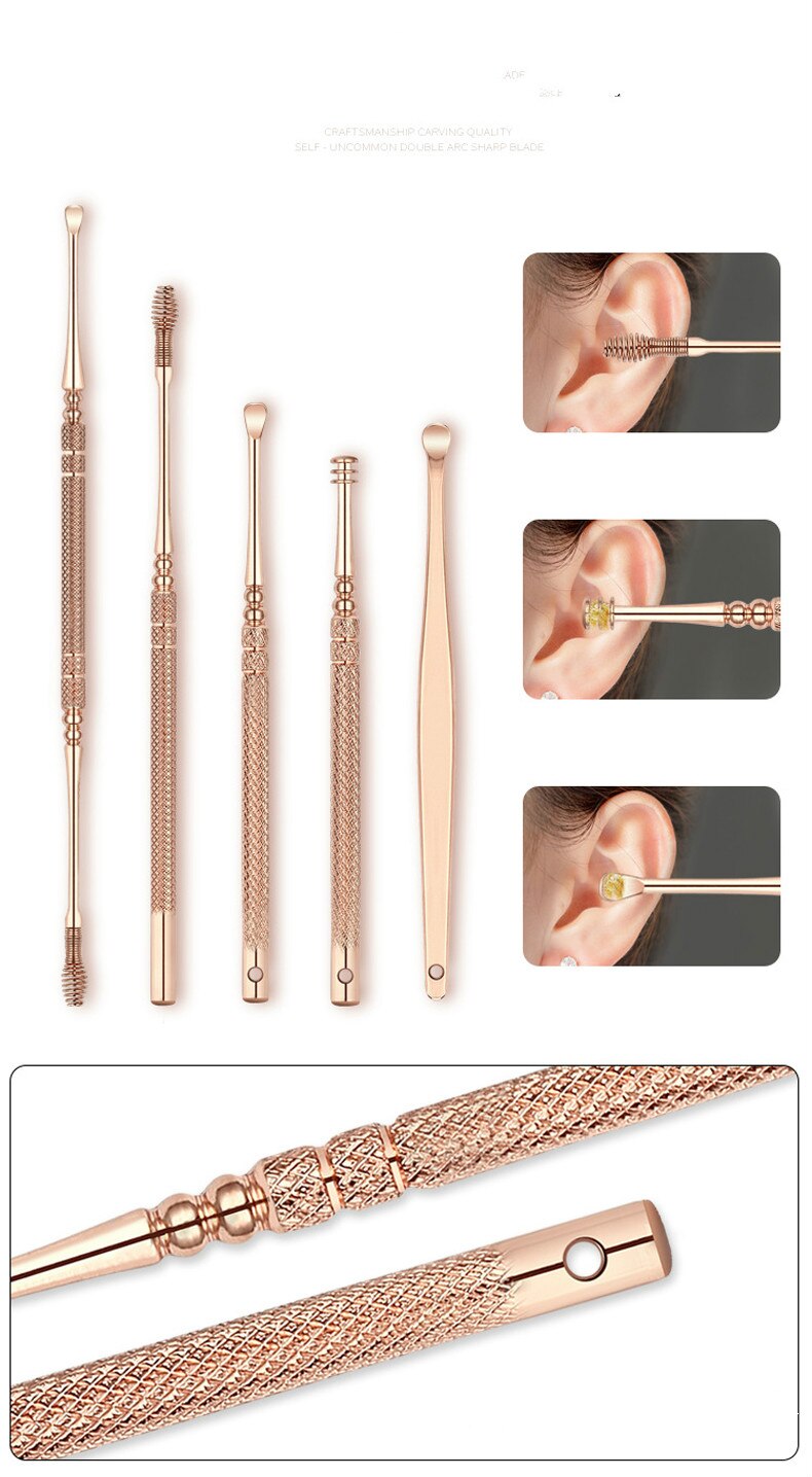 7 pieces with earpick, ear pick kit, screw earpick... – Grandado