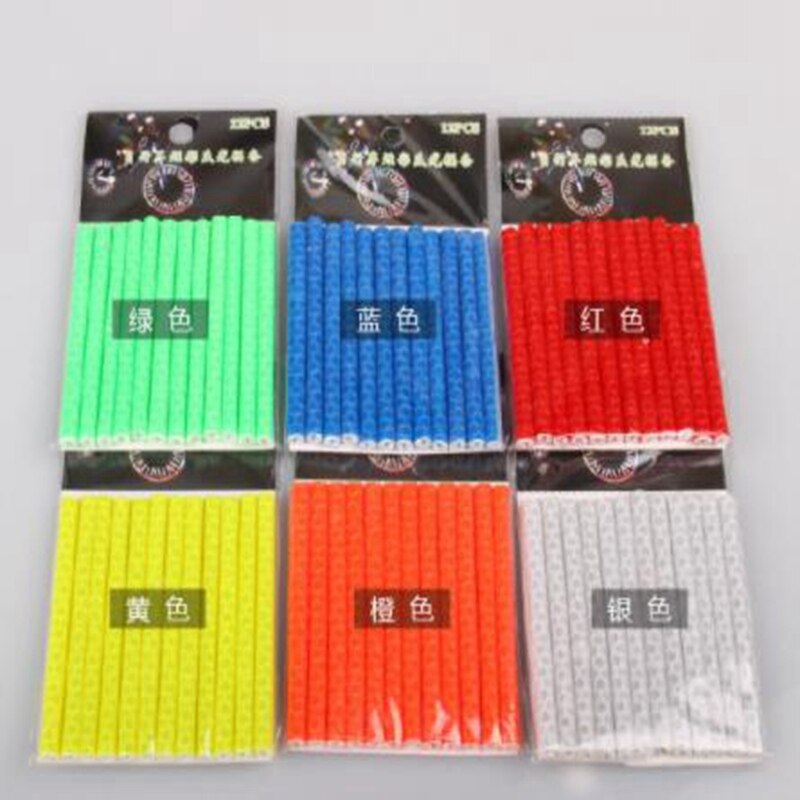 Colorful reflective spokes bicycle spokes decorati... – Grandado