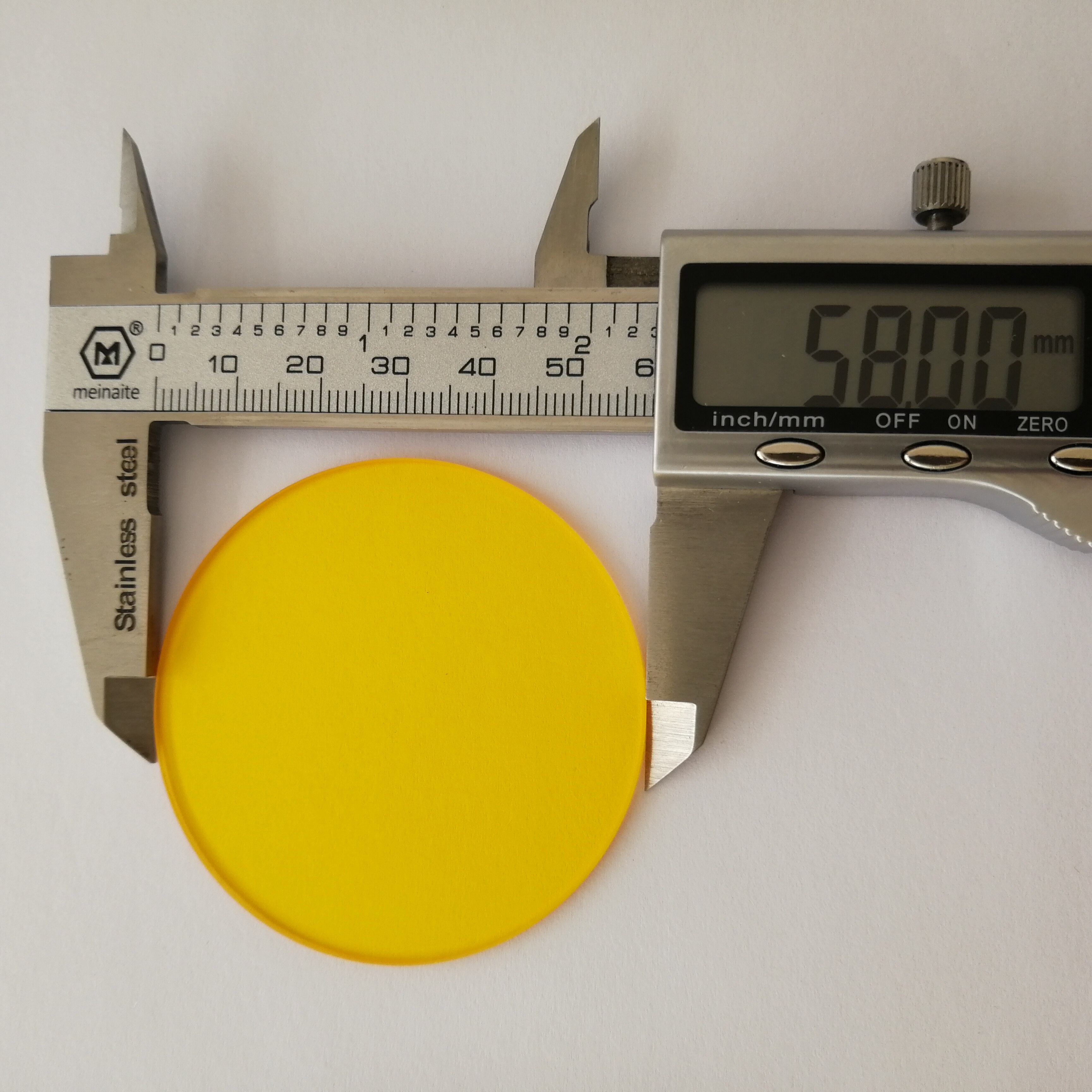 58*2.0mm 510nm Longpass Filter Yellow Optical Glas... – Grandado