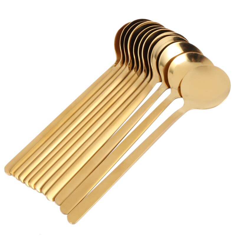 Cuchara de café de forma redonda, accesorios de co... – Grandado