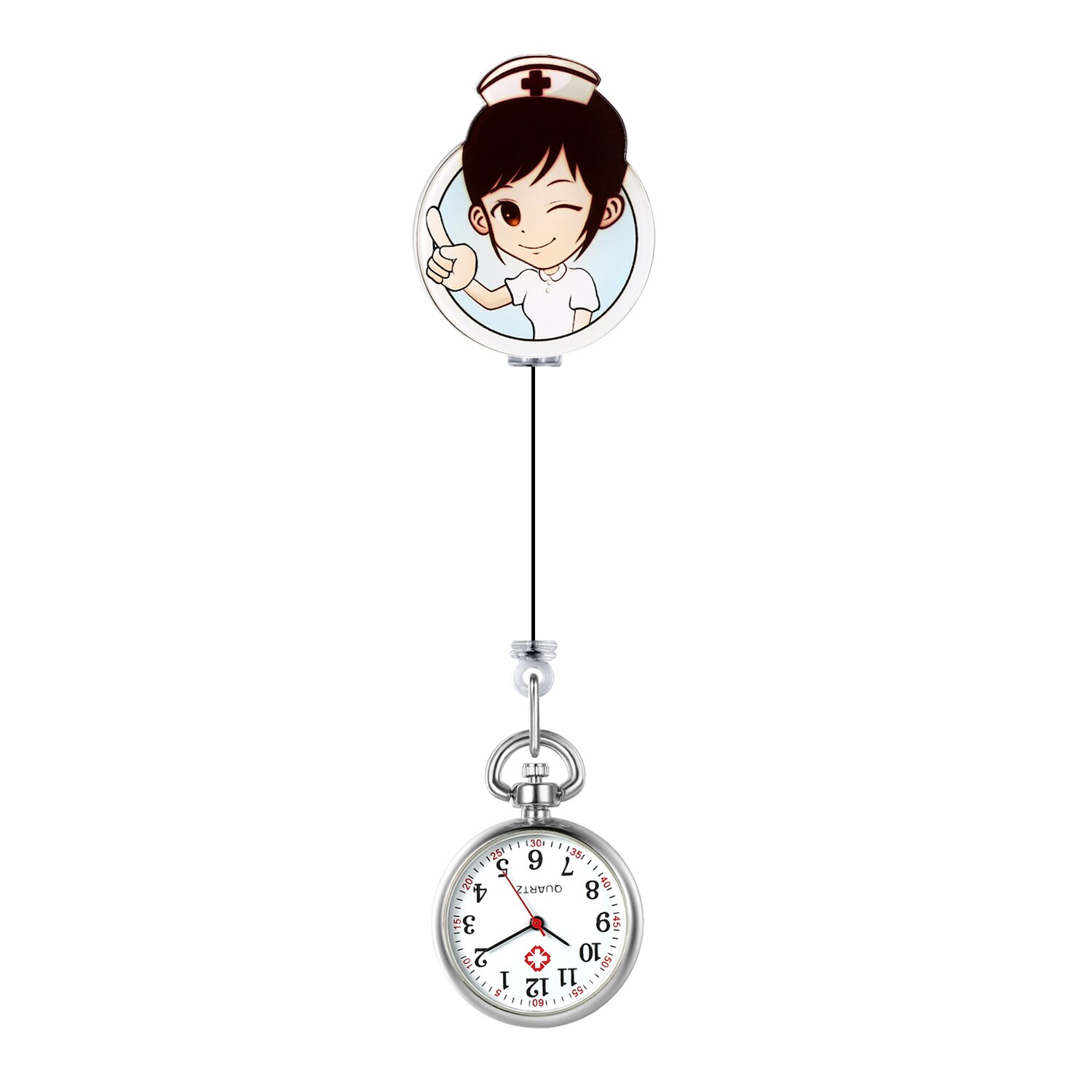 LANCARDO Retro Mini Lovely Nurse Hanging Watch Dig... – Grandado