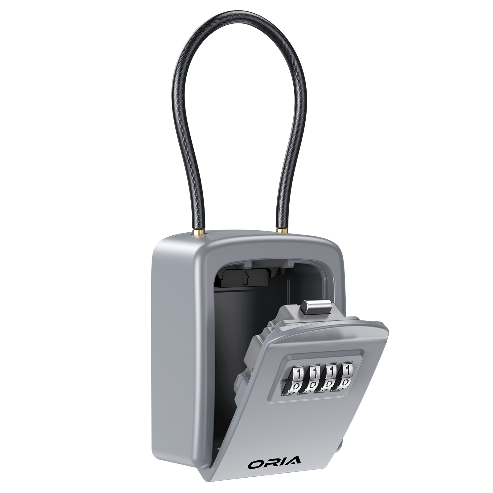 ORIA Key Lock Box Wall Mounted Key Safe Box Weathe... – Vicedeal