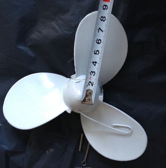 2hp om 3.5hp aluminium 3 blade propeller 5 inches – Vicedeal