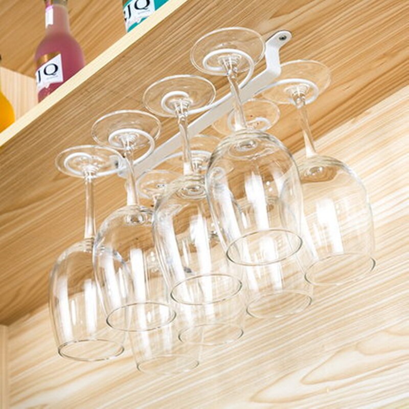 4 - 12 Wine glass rack Hanging Under Cabinet wine ... – Grandado