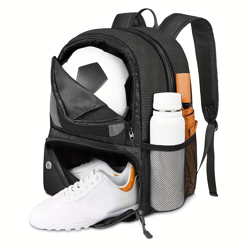 Shoulder Football Pattern Football Bag with Ball S... – Grandado