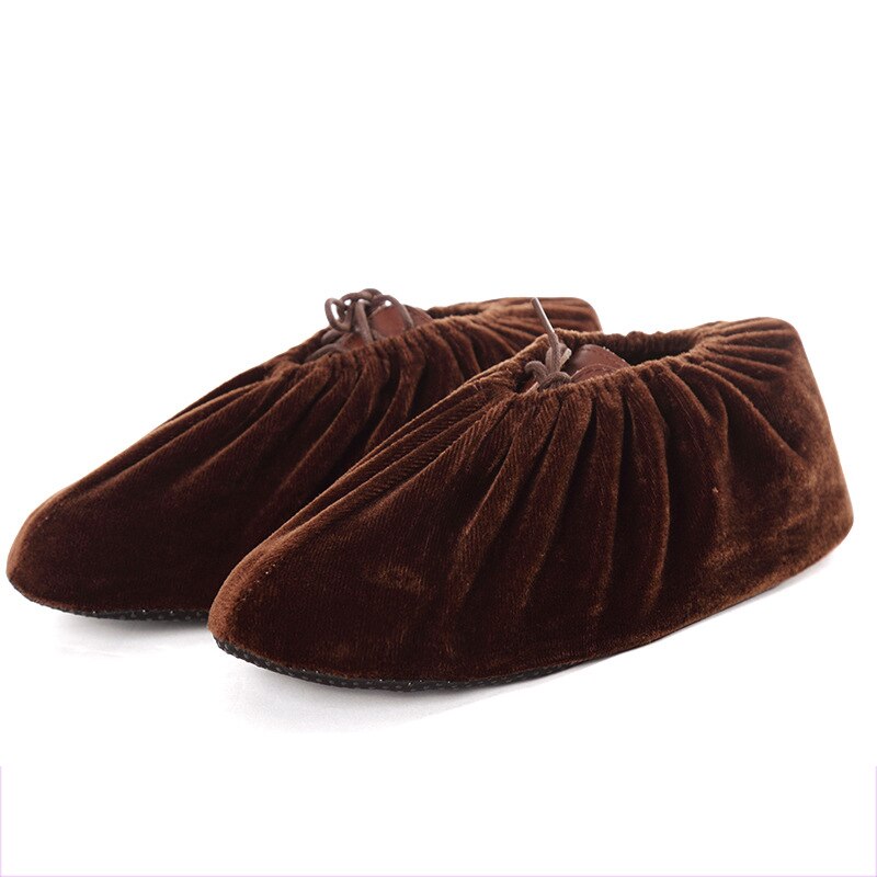Flannel Boots Shoe Cover Rubber Thicken Cloth Reus... – Grandado