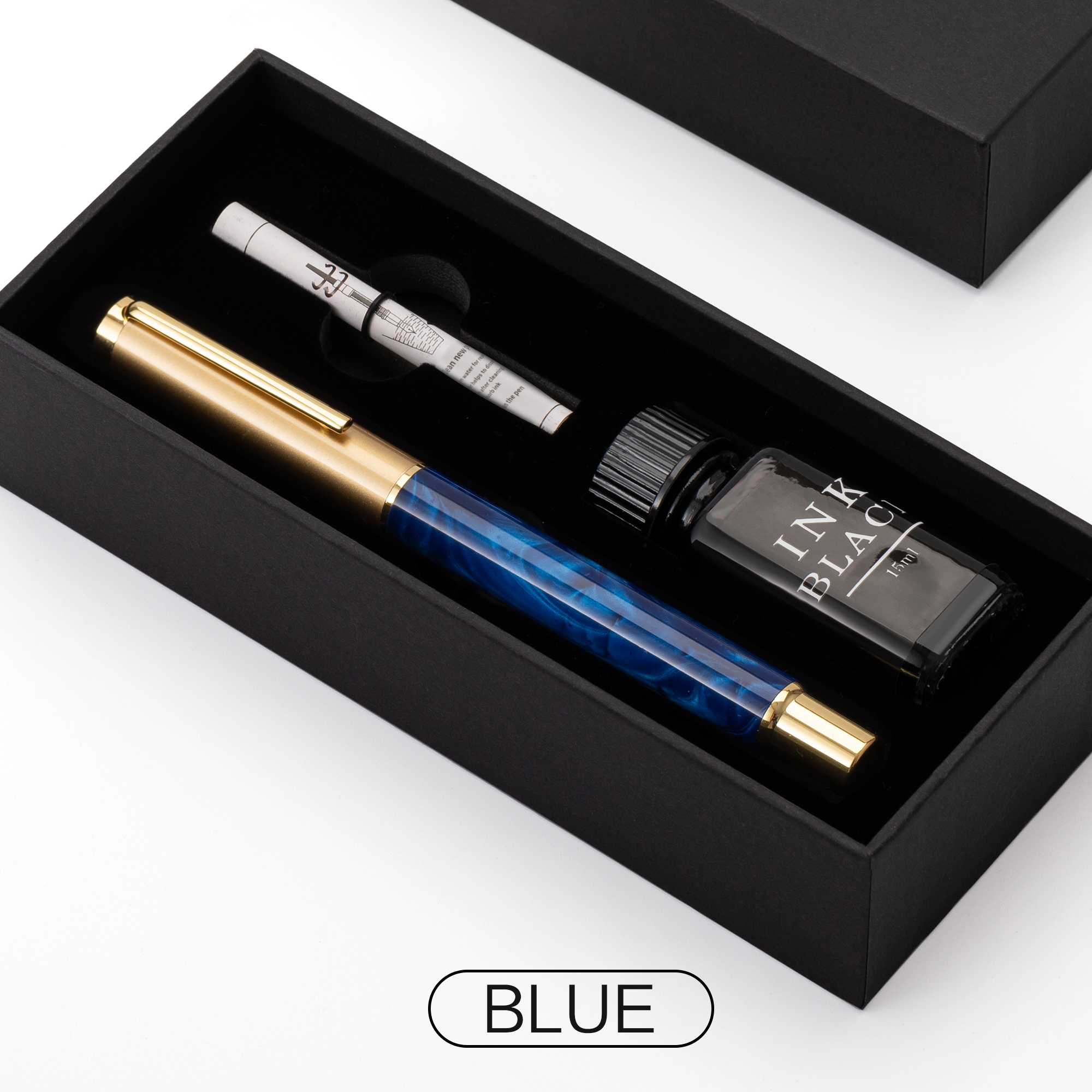 Exquisite Resin Fountain Pen Set, Medium Nib, Incl... – Grandado
