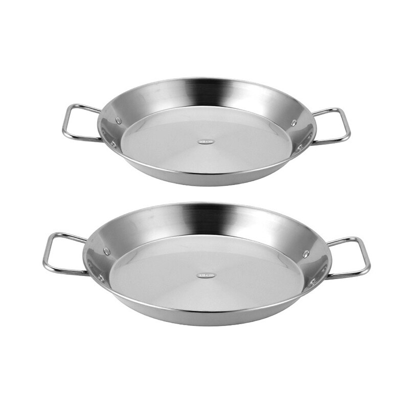 Stainless Steel Non-Stick Paella Pan Spanish Seafo... – Grandado