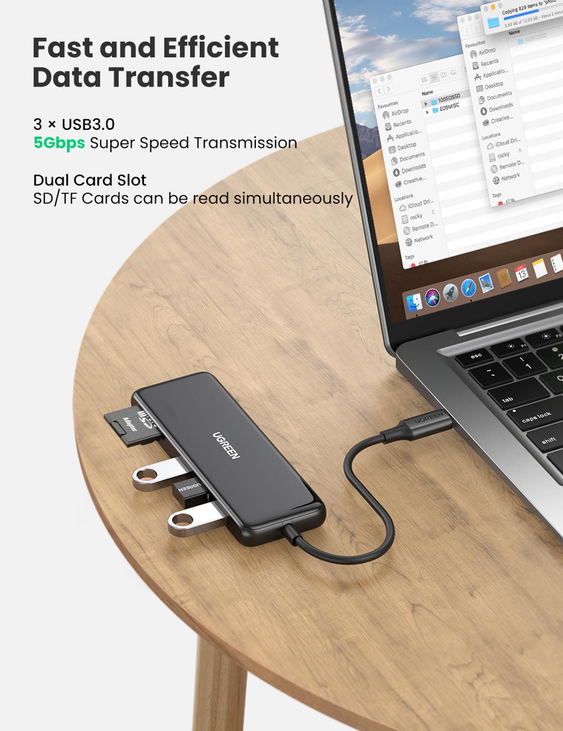 Ugreen 4K 60Hz USB C HUB Type C to Multi USB 3.0 H... – Grandado
