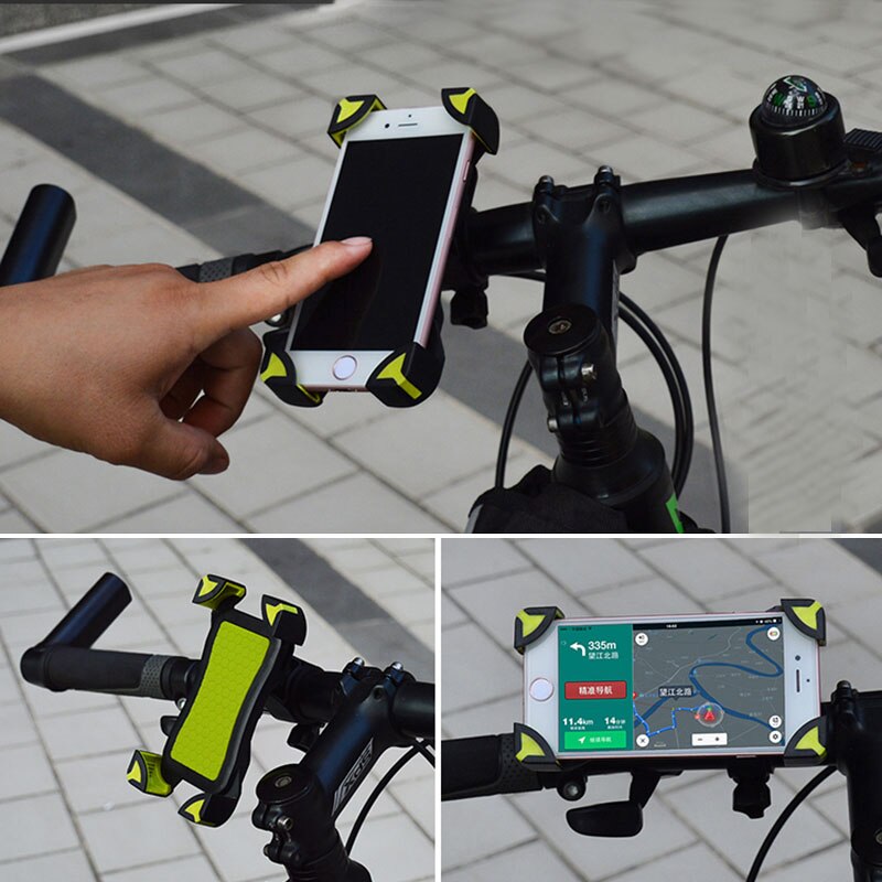 Fiets Telefoon Houder Anti-slip 360 Roterende Fiet... – Vicedeal