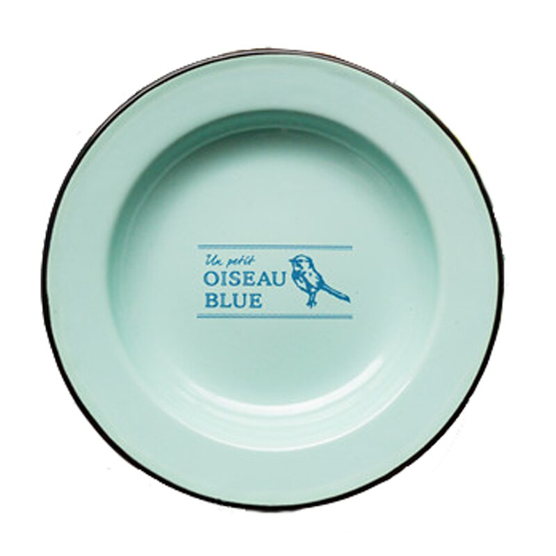 Vintage Japanese-Style Enamel Plates For Food Brea... – Vicedeal
