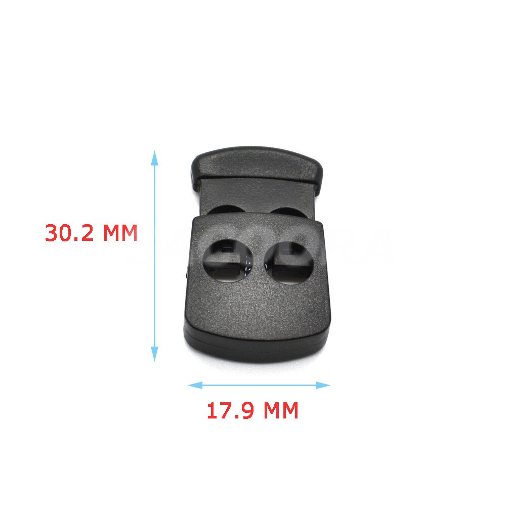 10pcs/pack 2 Holes Cord Lock Toggle Stopper Plasti... – Grandado