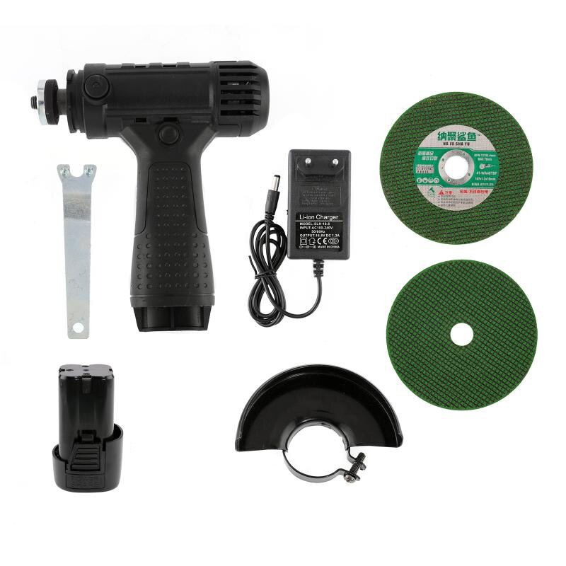 16.8V Cordless Electric Angle Grinder 1500 rpm Bru... – Grandado