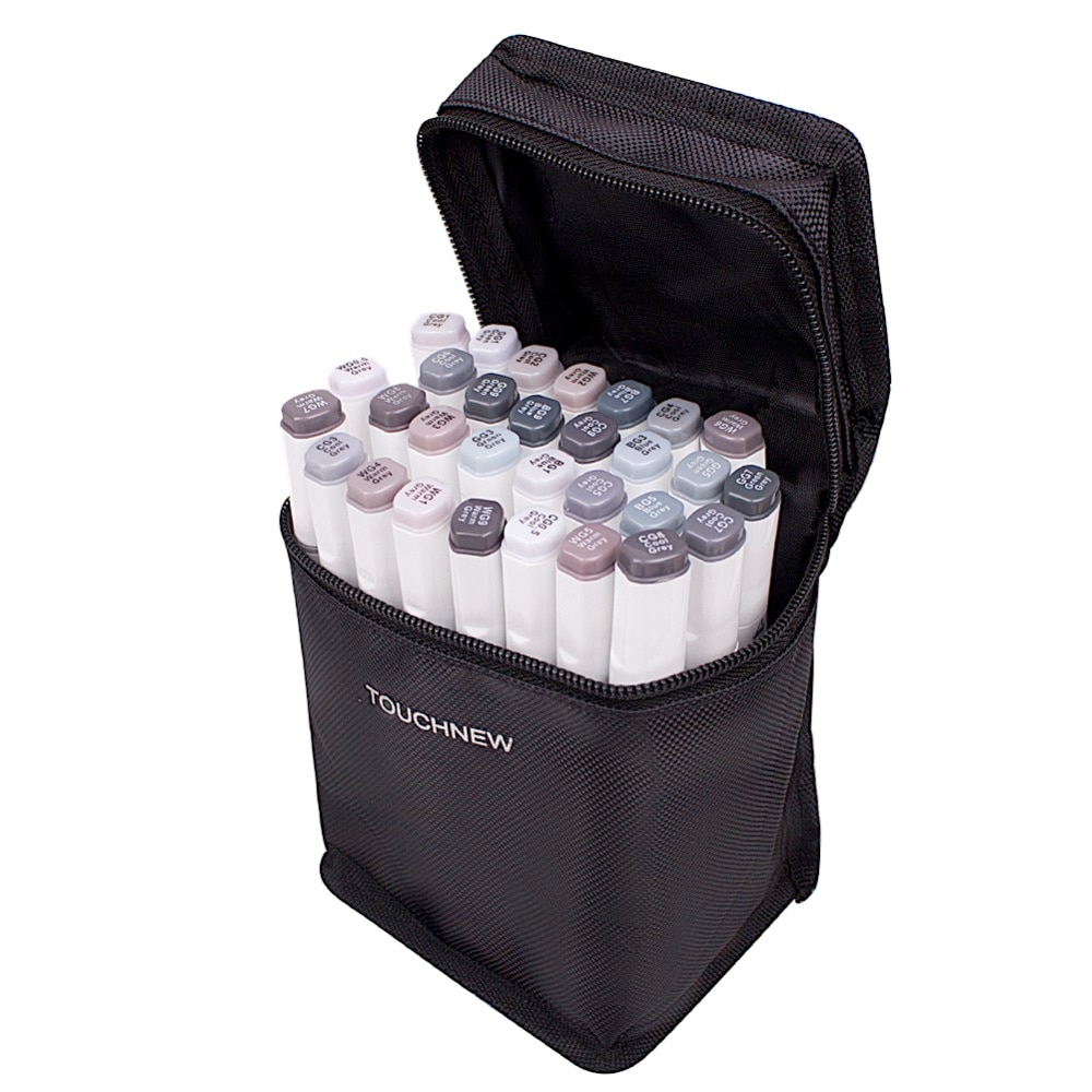 Touchnew 30 Kleur Sketch Marker Set Pen Markers Hu... – Grandado