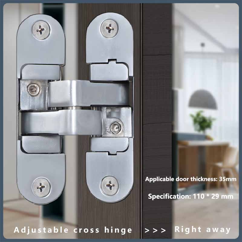 Three-dimensional adjustable invisible door hinge ... – Grandado