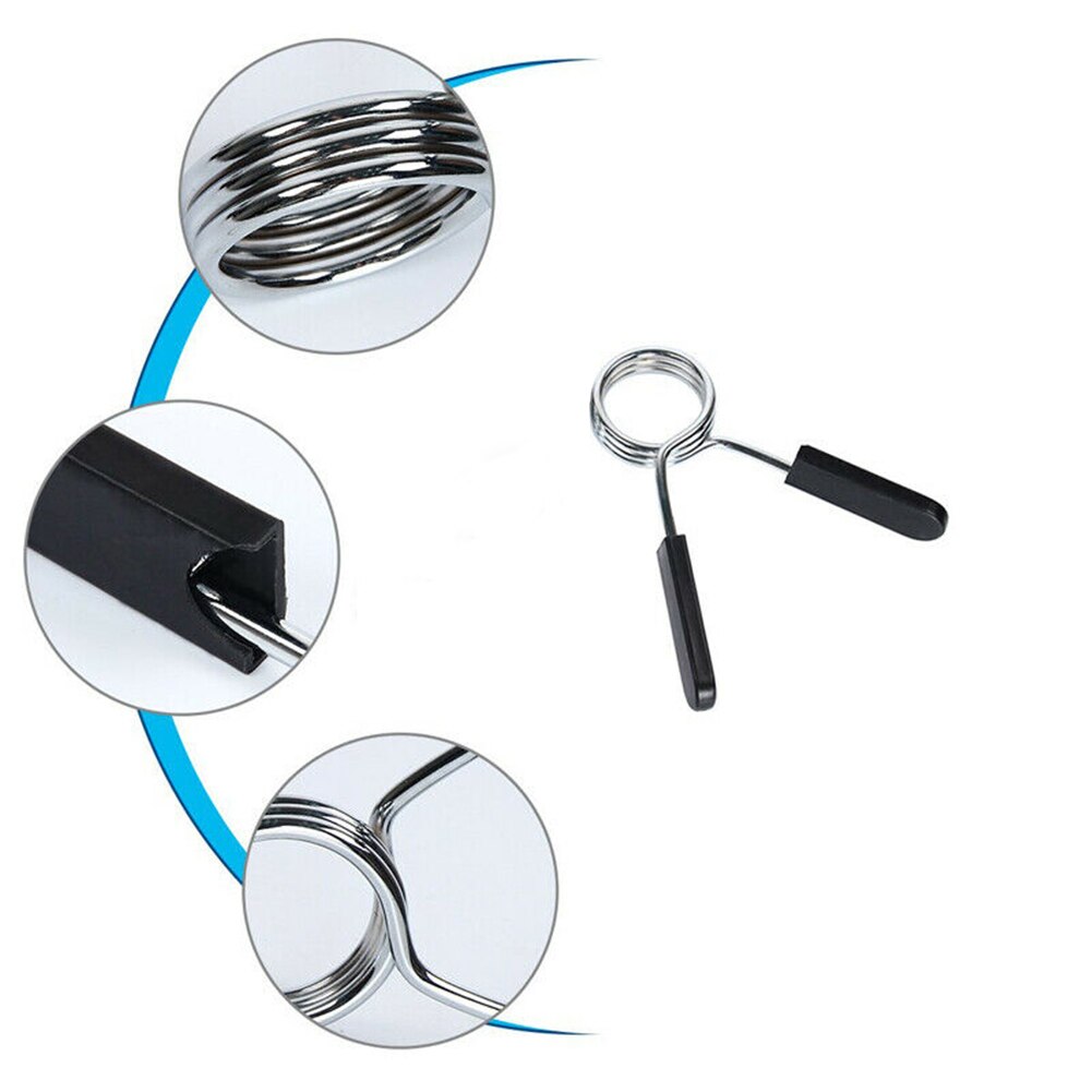 Dumbbell Barbell Spring Collar 50mm Clamp Gym Lift... – Grandado