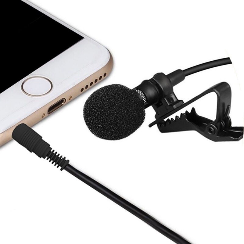 3.5mm Clip Tie Collar Microphone for Mobile Phone ... – Grandado