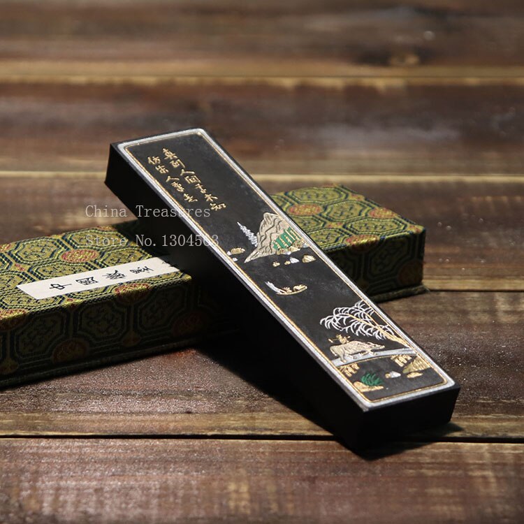 Chinese Black Ink Stick Solid Paint Hui Mo Sumi e ... – Vicedeal