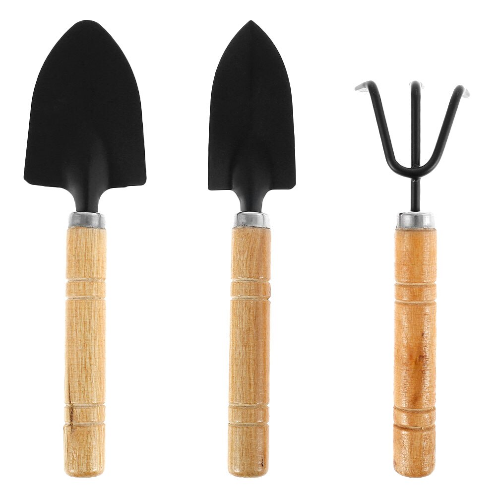 3pcs Mini Portable Gardening Tool Metal Head Shove... – Vicedeal