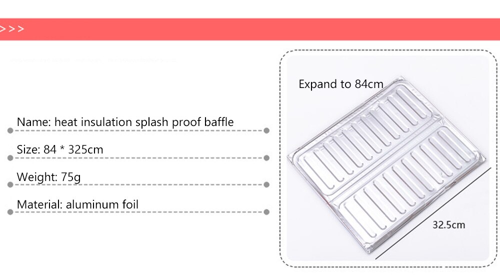 Aluminum Foil Oil Splash Plate Cooking Frying Oil ... – Vicedeal